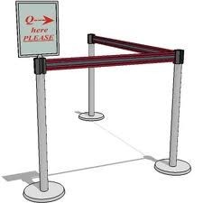 Crowd Control Systems - Retractable Barriers, Posts, Ropes in Kenmore ...